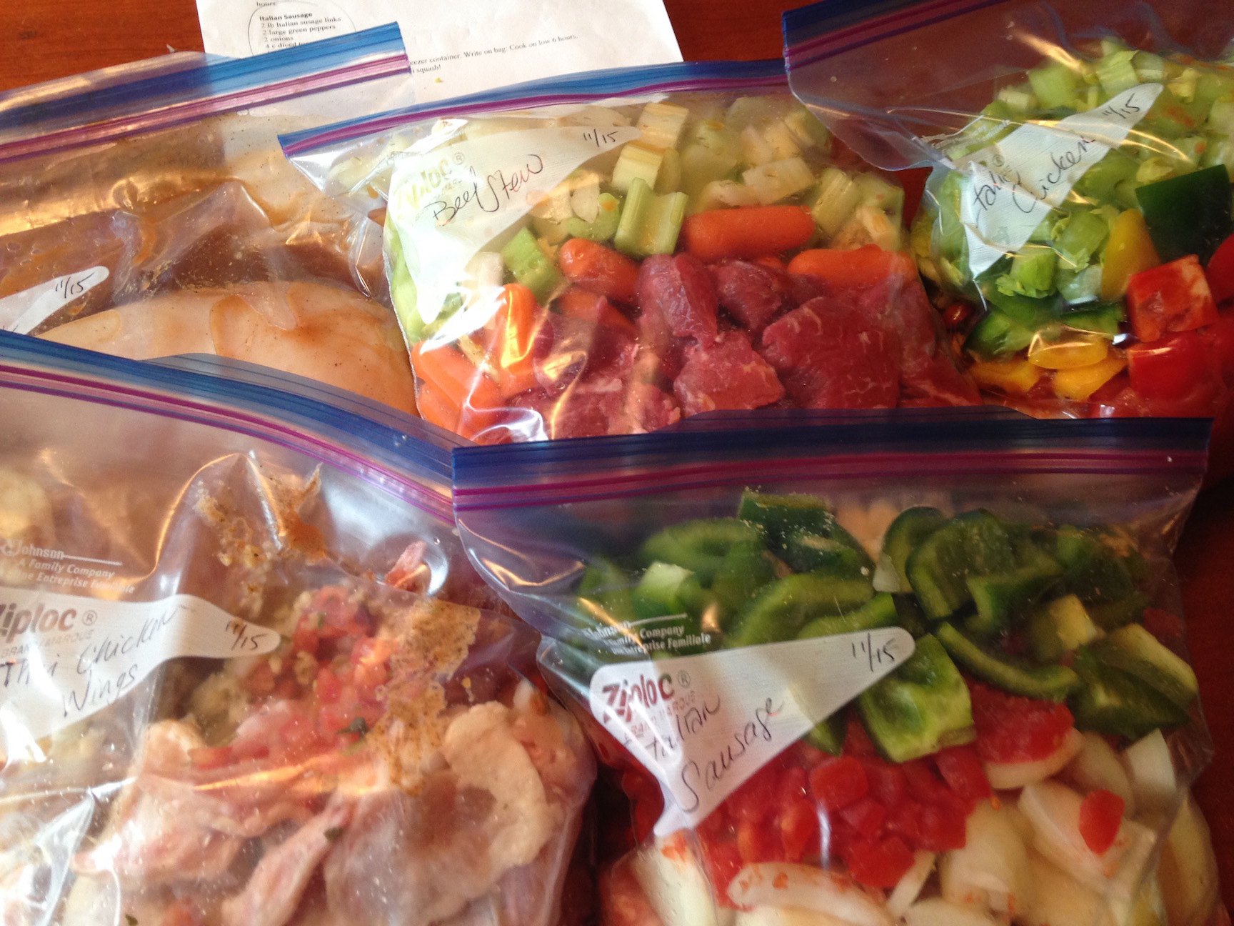 CrockTober Fest – Freezer Meals